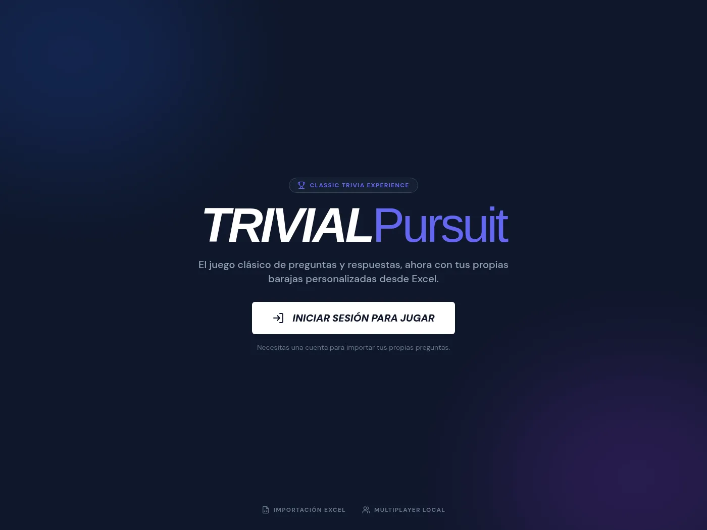 Trivial Import Game