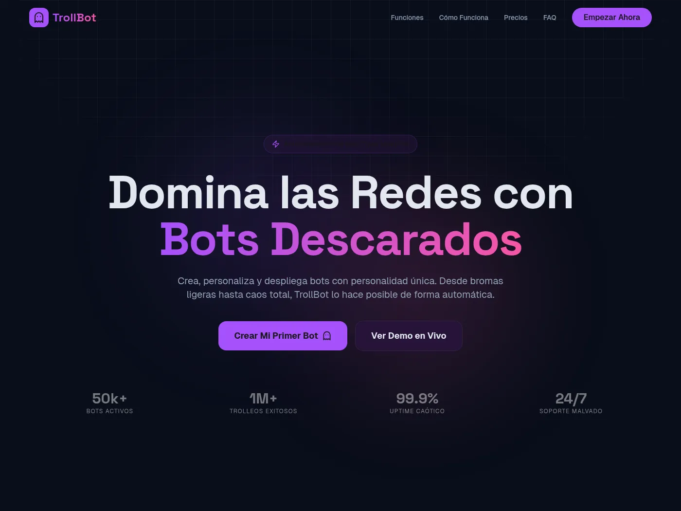 TrollBot Web Hub