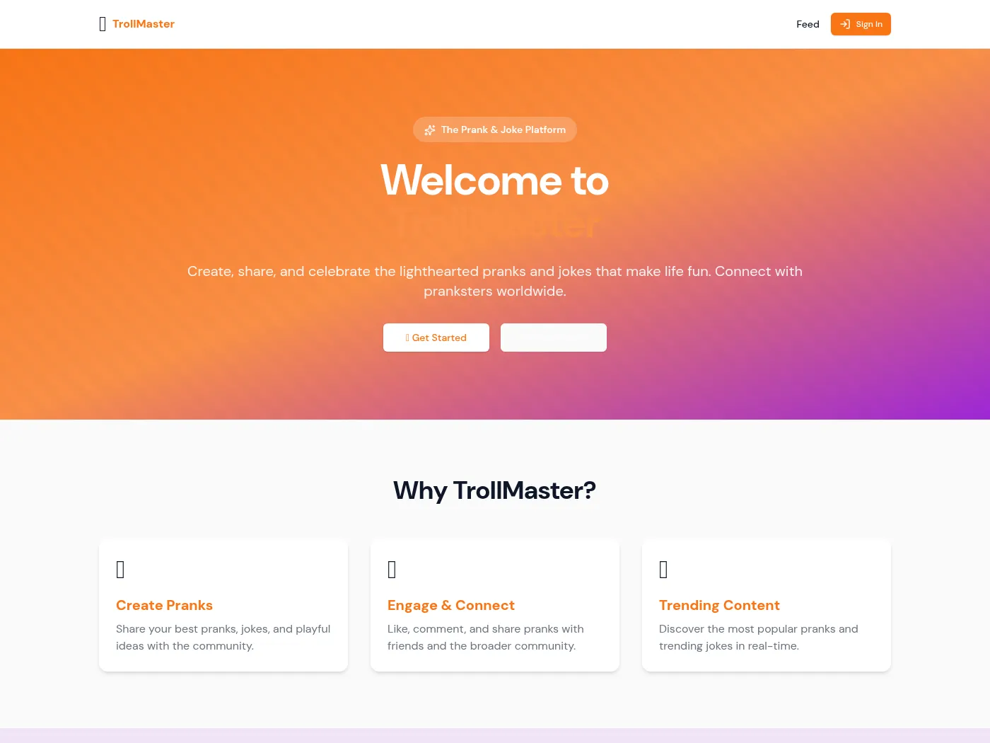 TrollMaster App