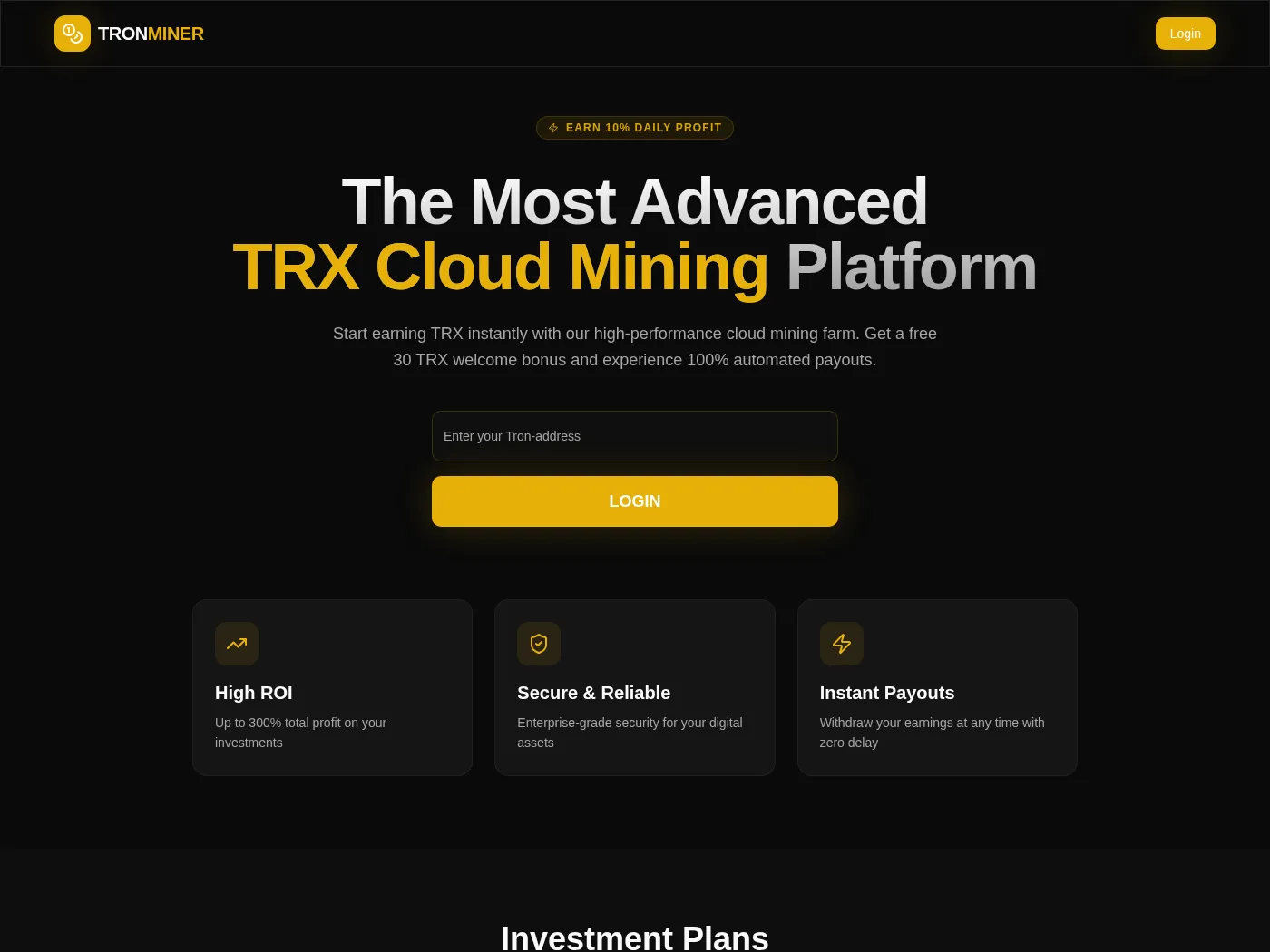 Tron Miner Clone