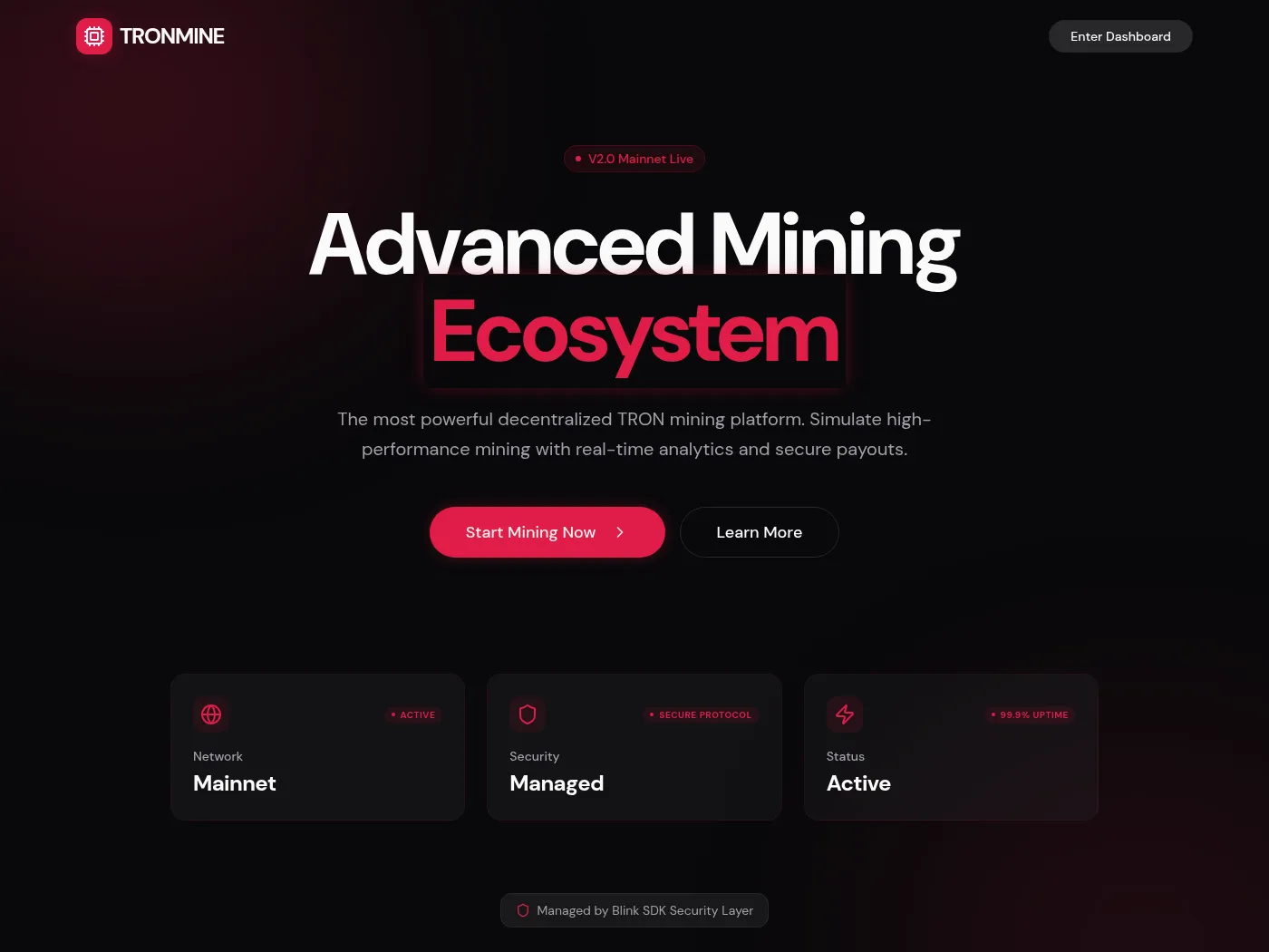 Tron Mining Dashboard