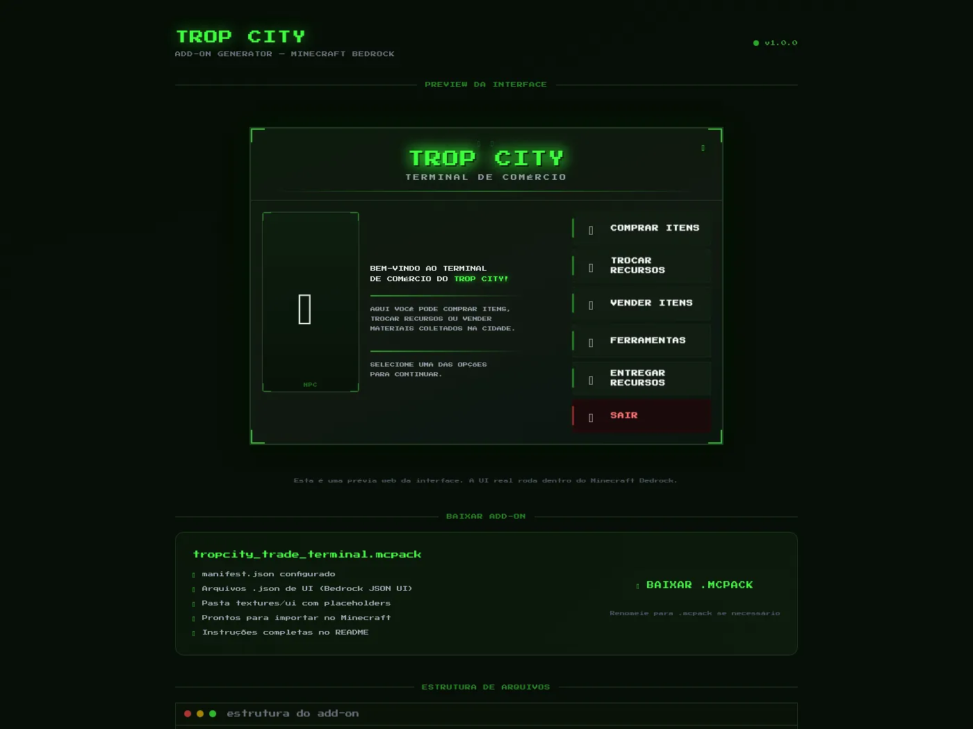 Trop City Trade Terminal