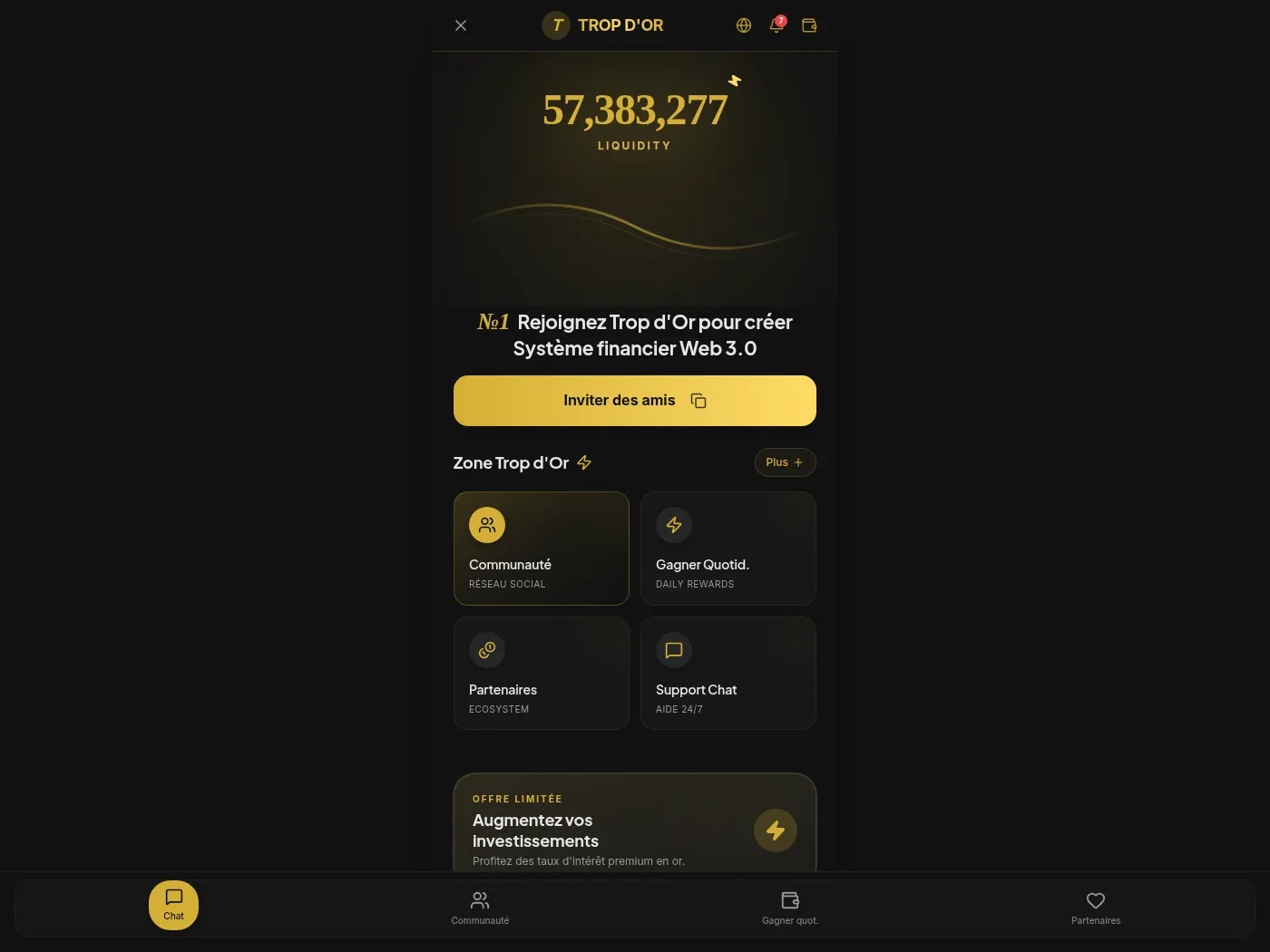 Trop d'Or Crypto Invest