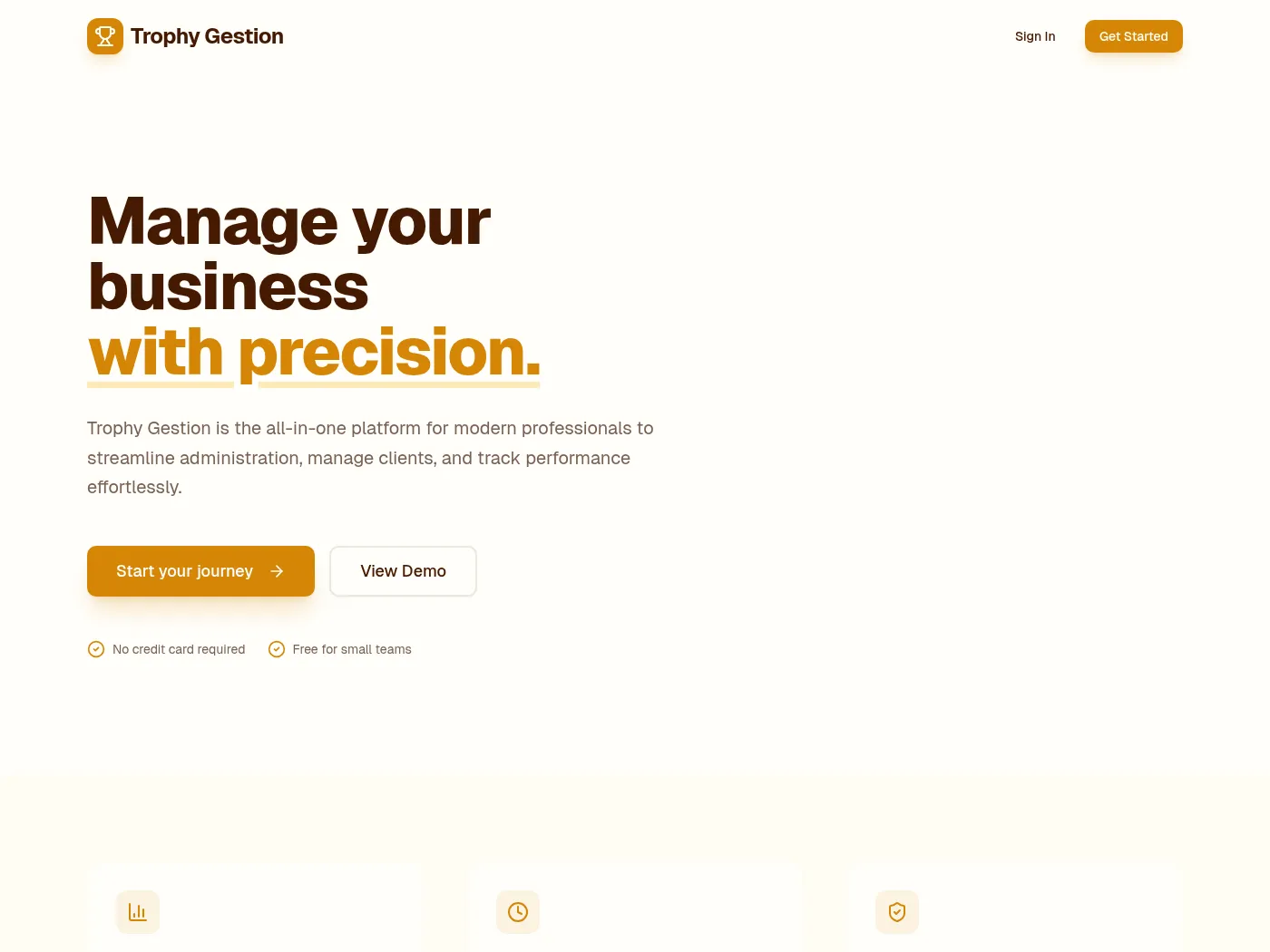 Trophy Gestion Clone