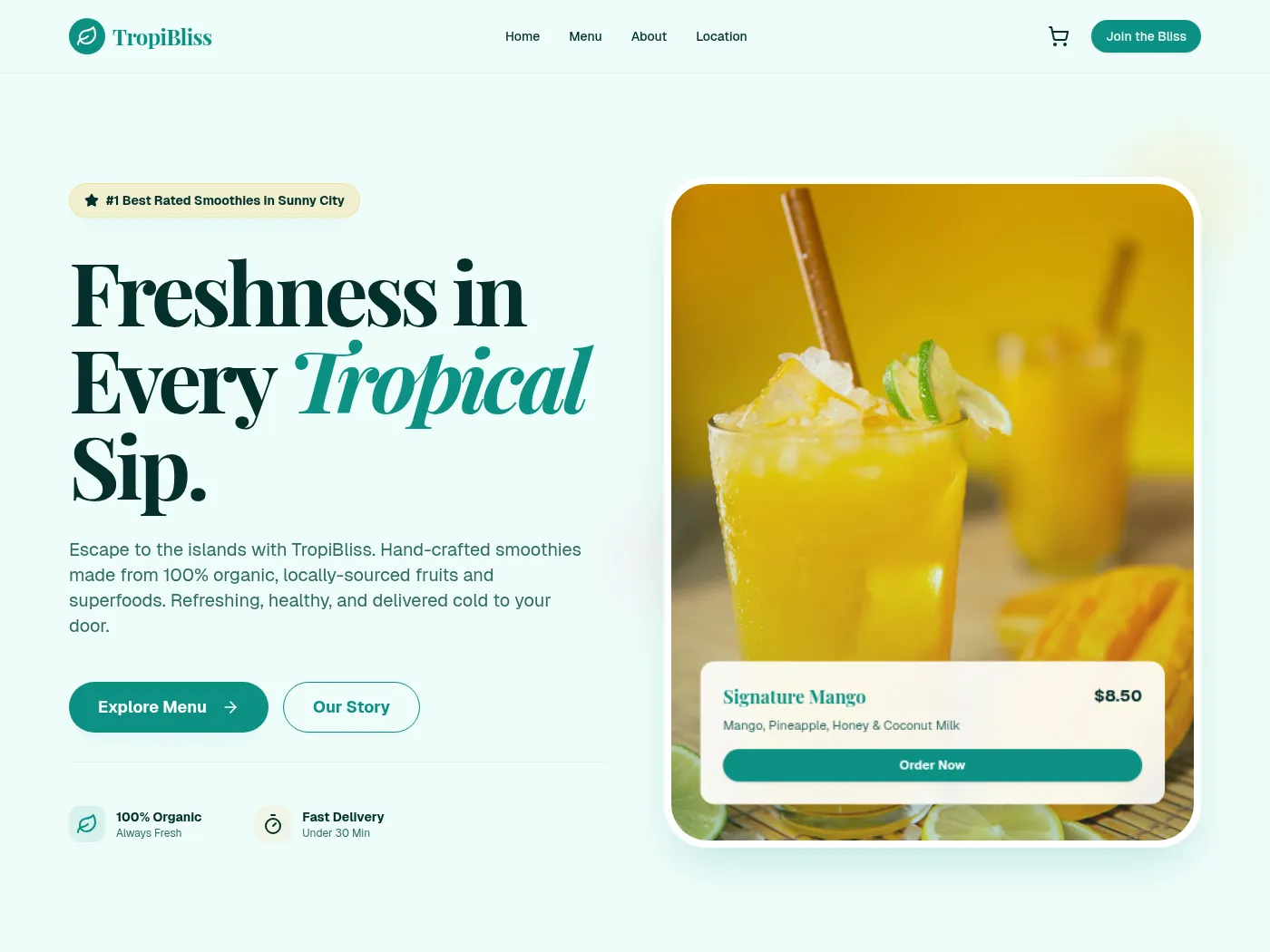 TropiBliss Smoothies