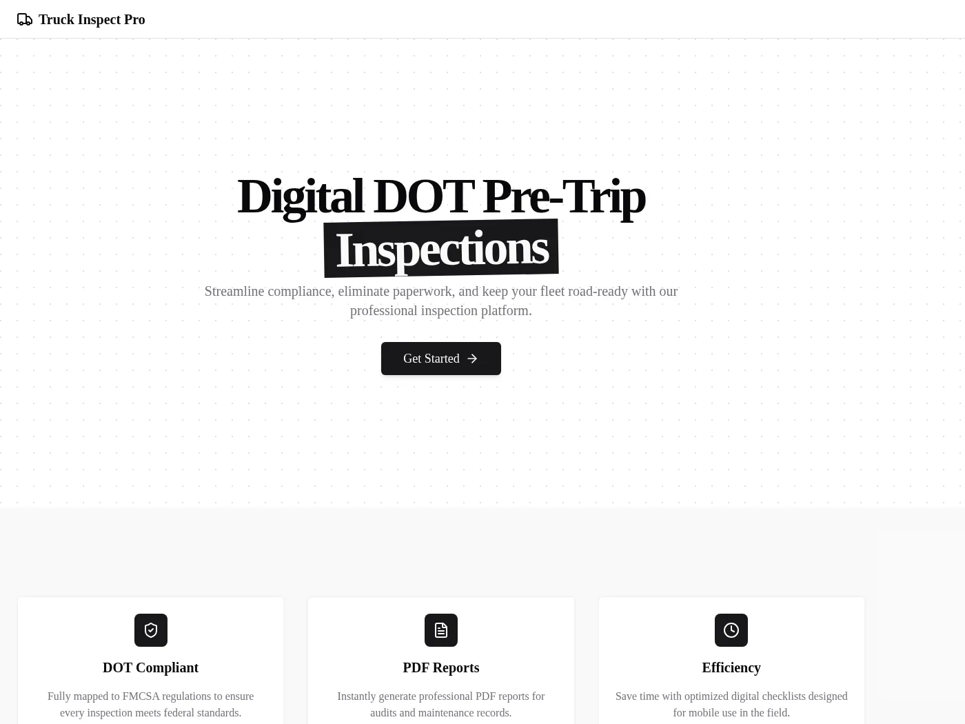 Truck Inspect Pro