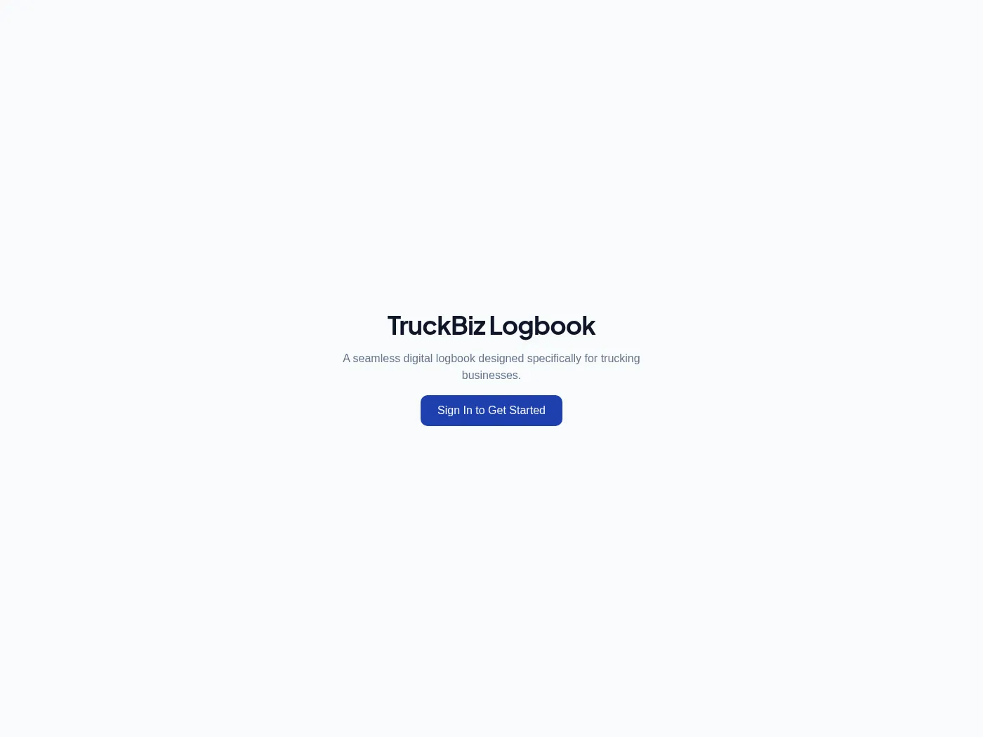 TruckBiz Logbook