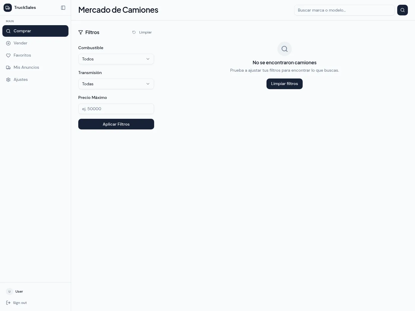 TruckSales Portal