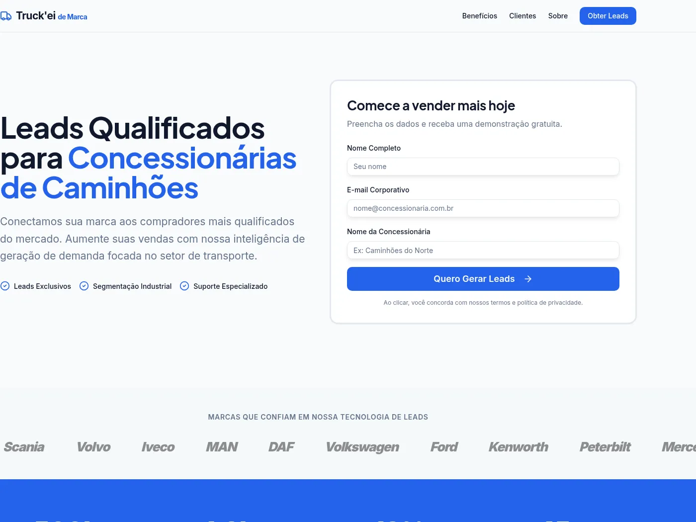 Truck'ei de Marca Leads