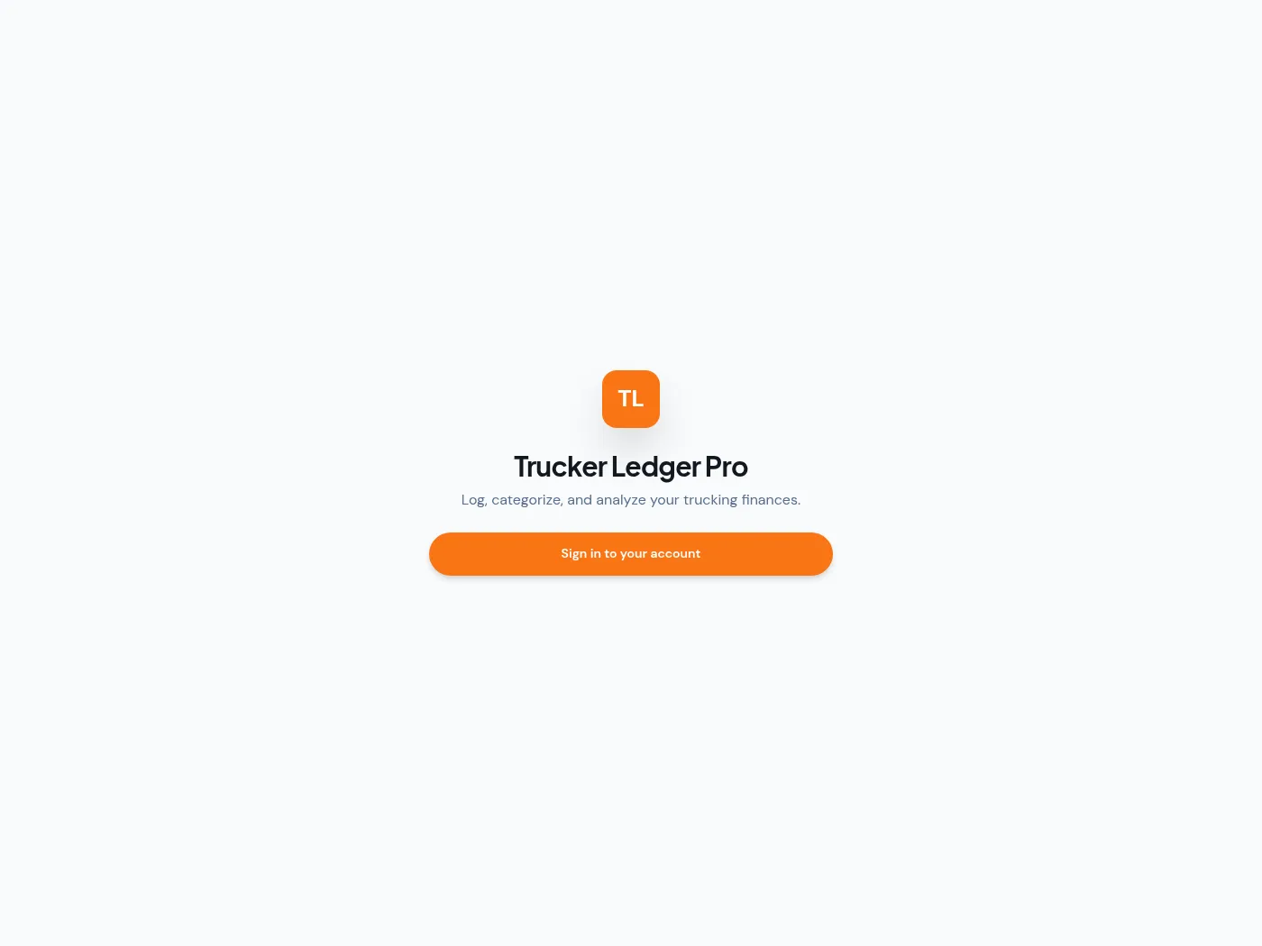 Trucker Ledger Pro