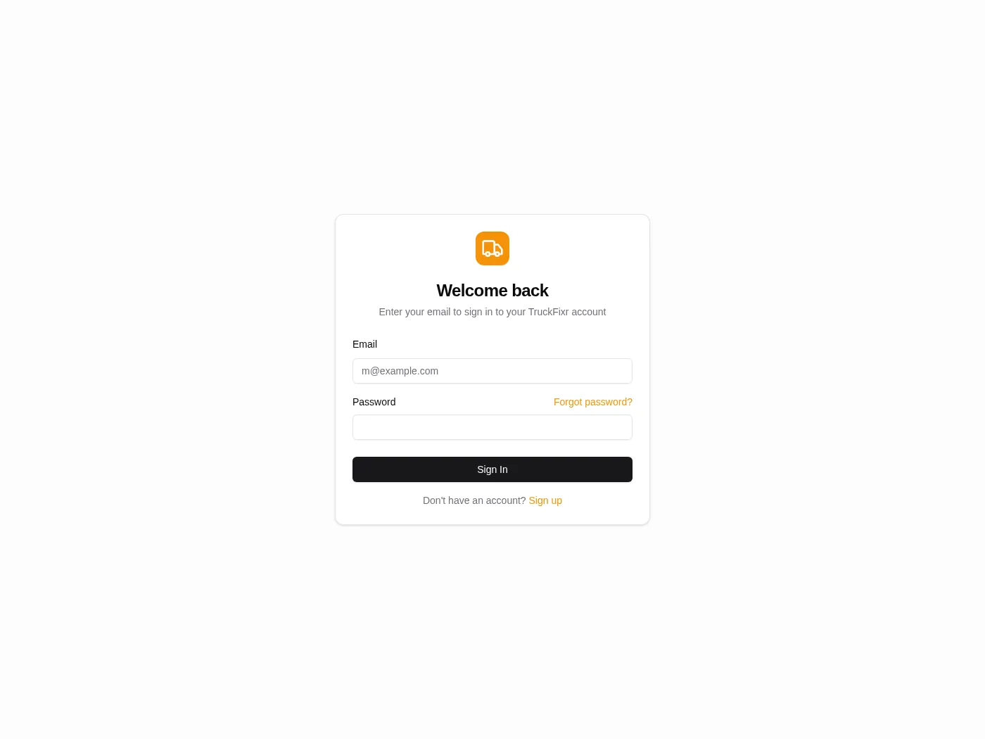 TruckFixr Fleet Diagnostics