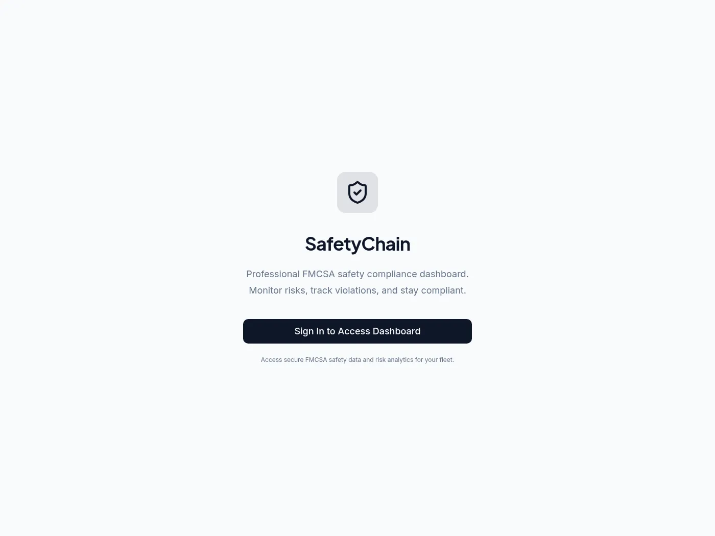 Trucking Safety Dashboard