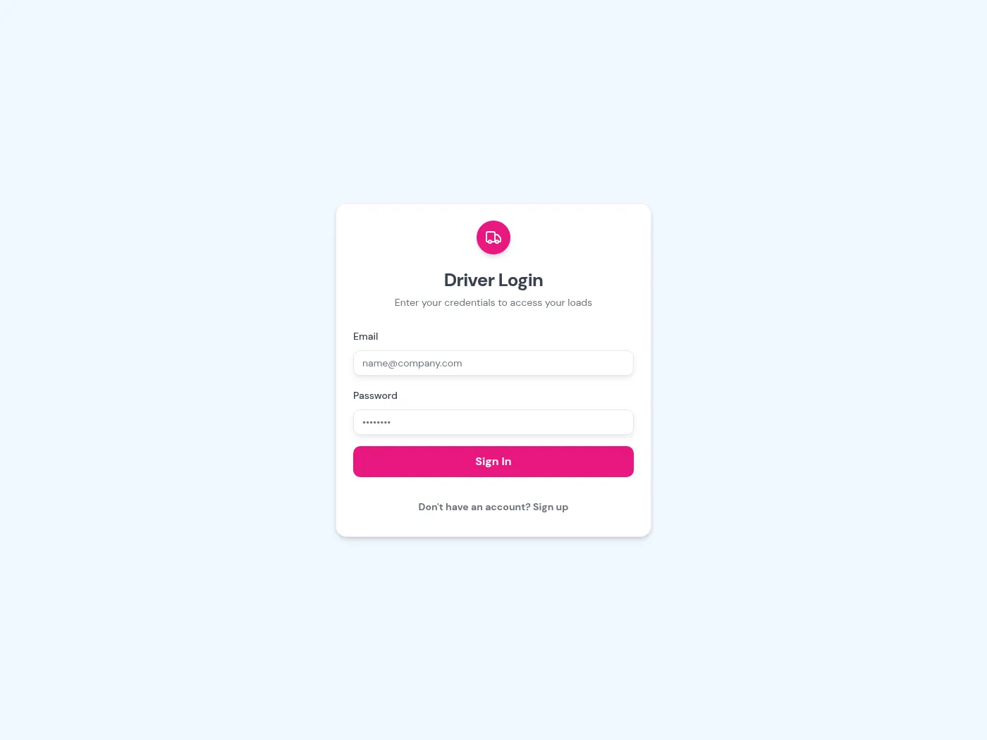 SwiftFleet Logistics
