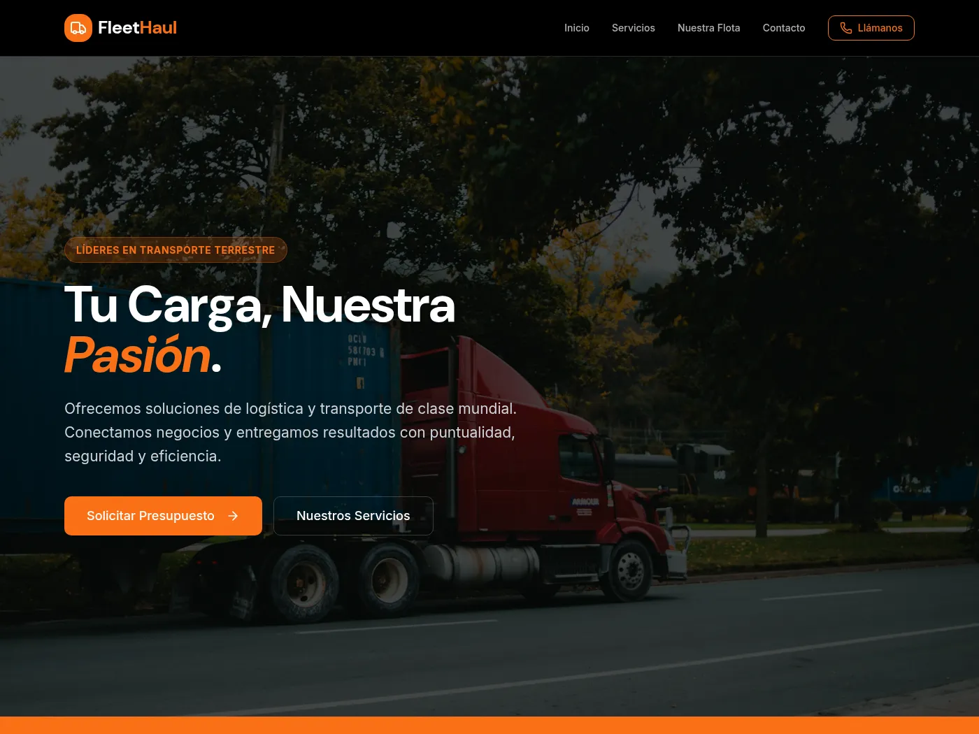 FleetHaul Web Site