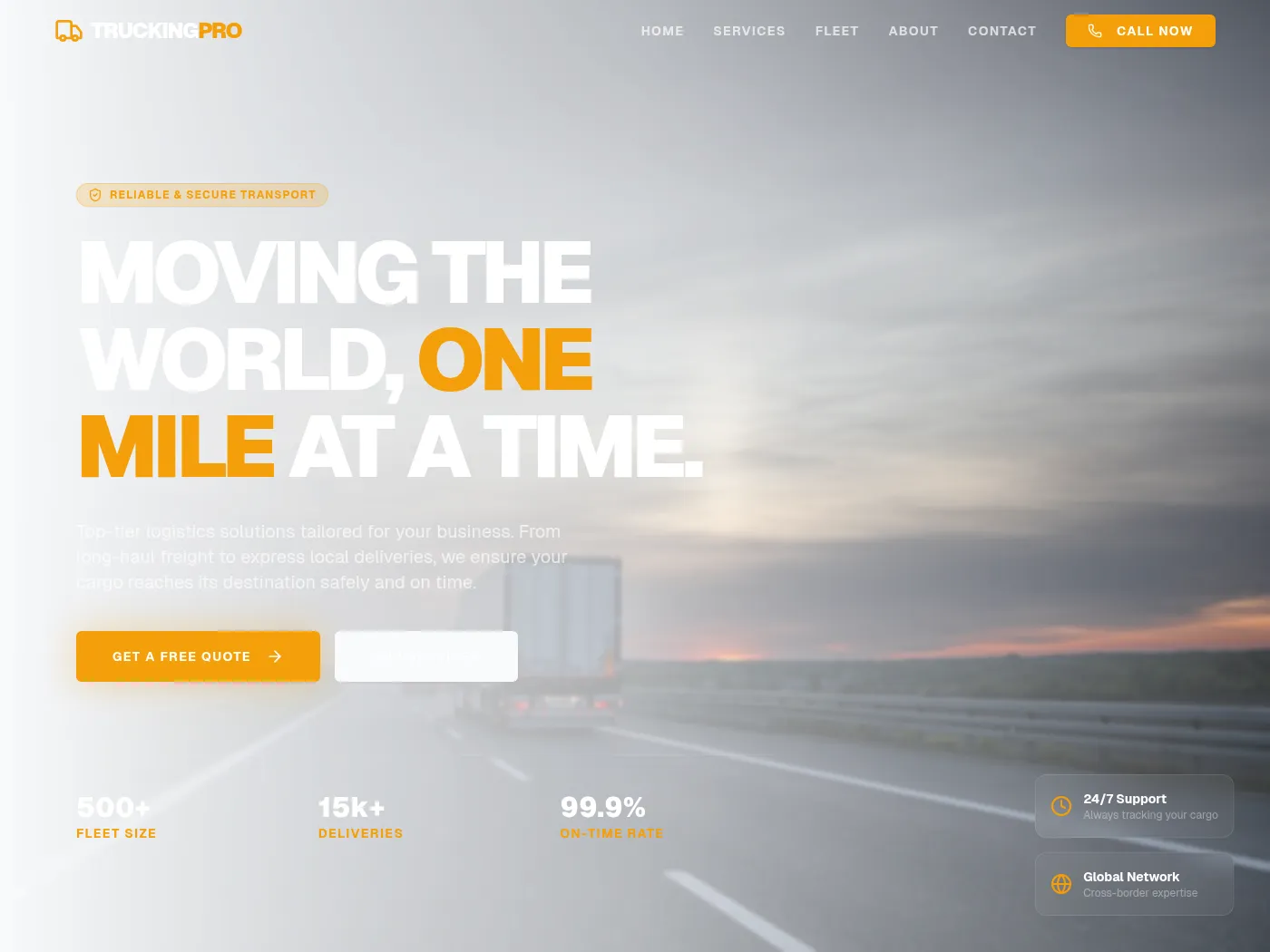 TruckingPro Website