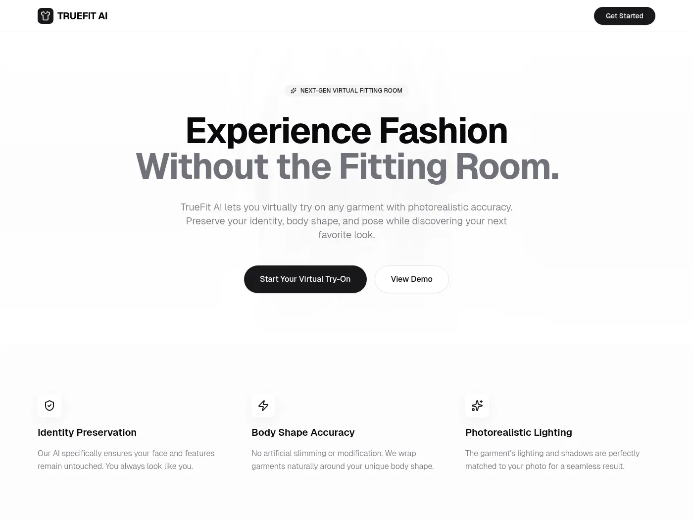 TrueFit AI Try-On