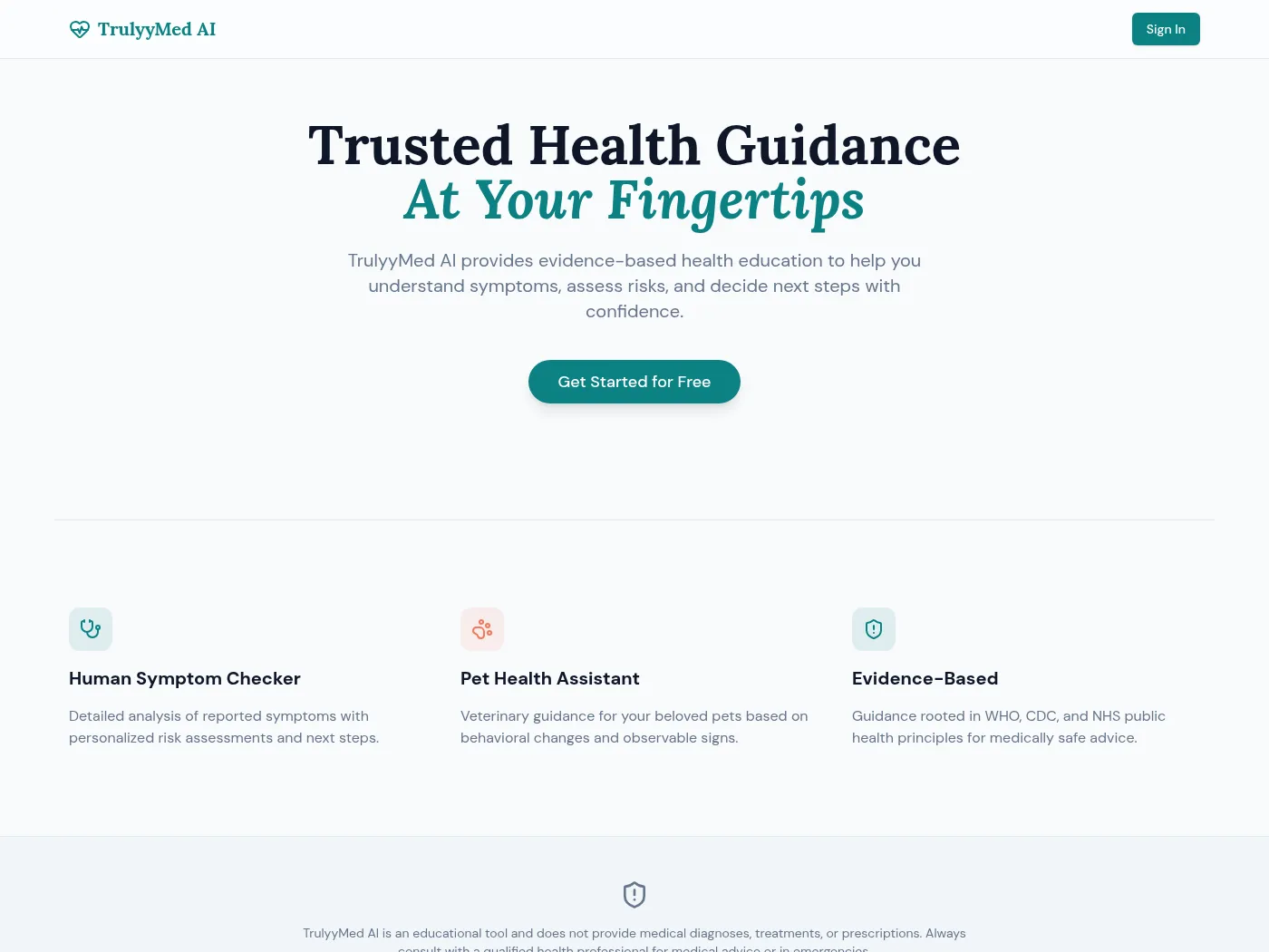 TrulyyMed AI Assistant