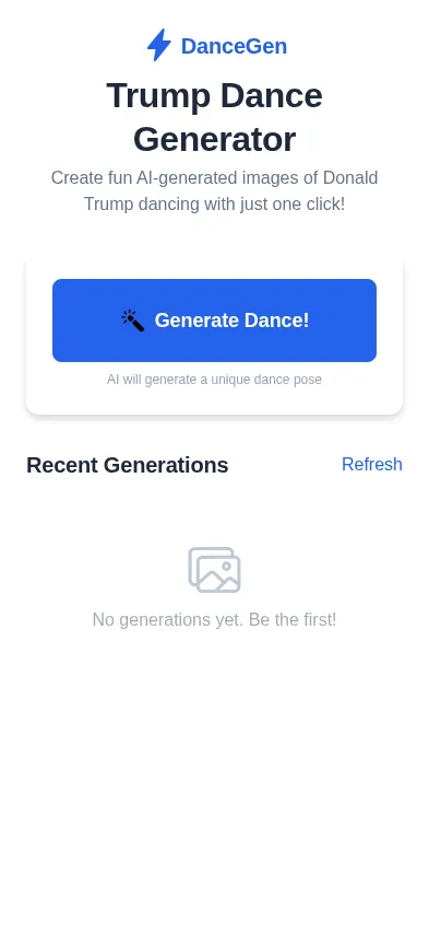 Dancing Trump Generator