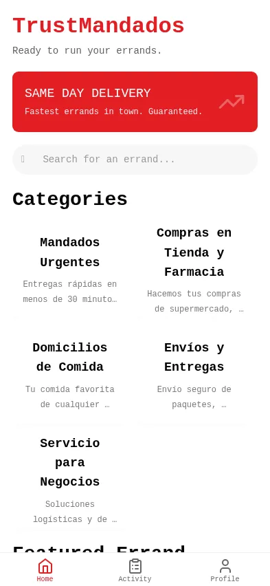 TrustMandados App