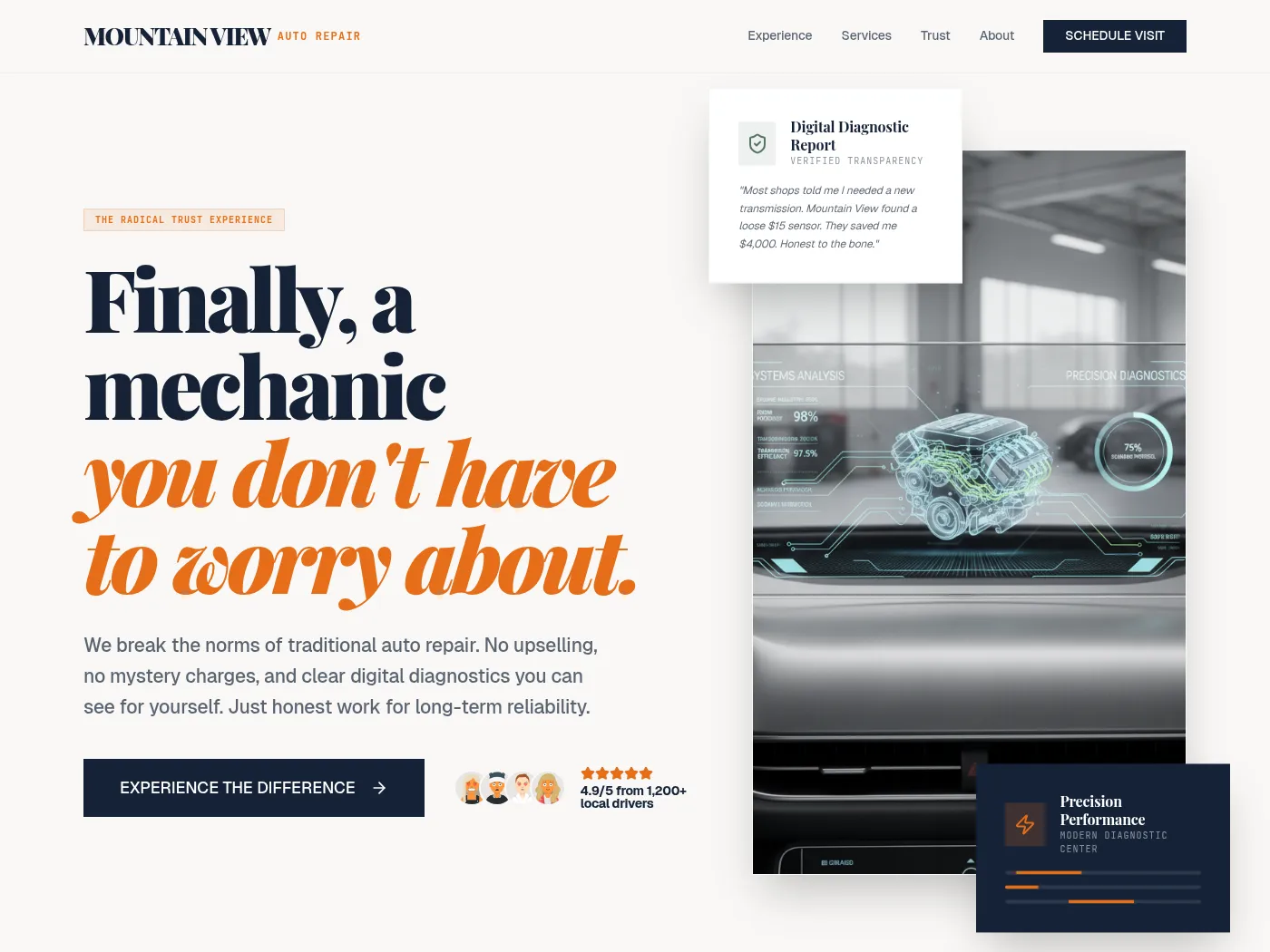TrustDrive Auto Experience