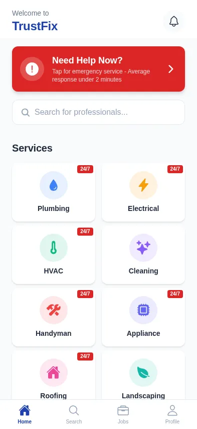 TrustFix – Service Marketplace