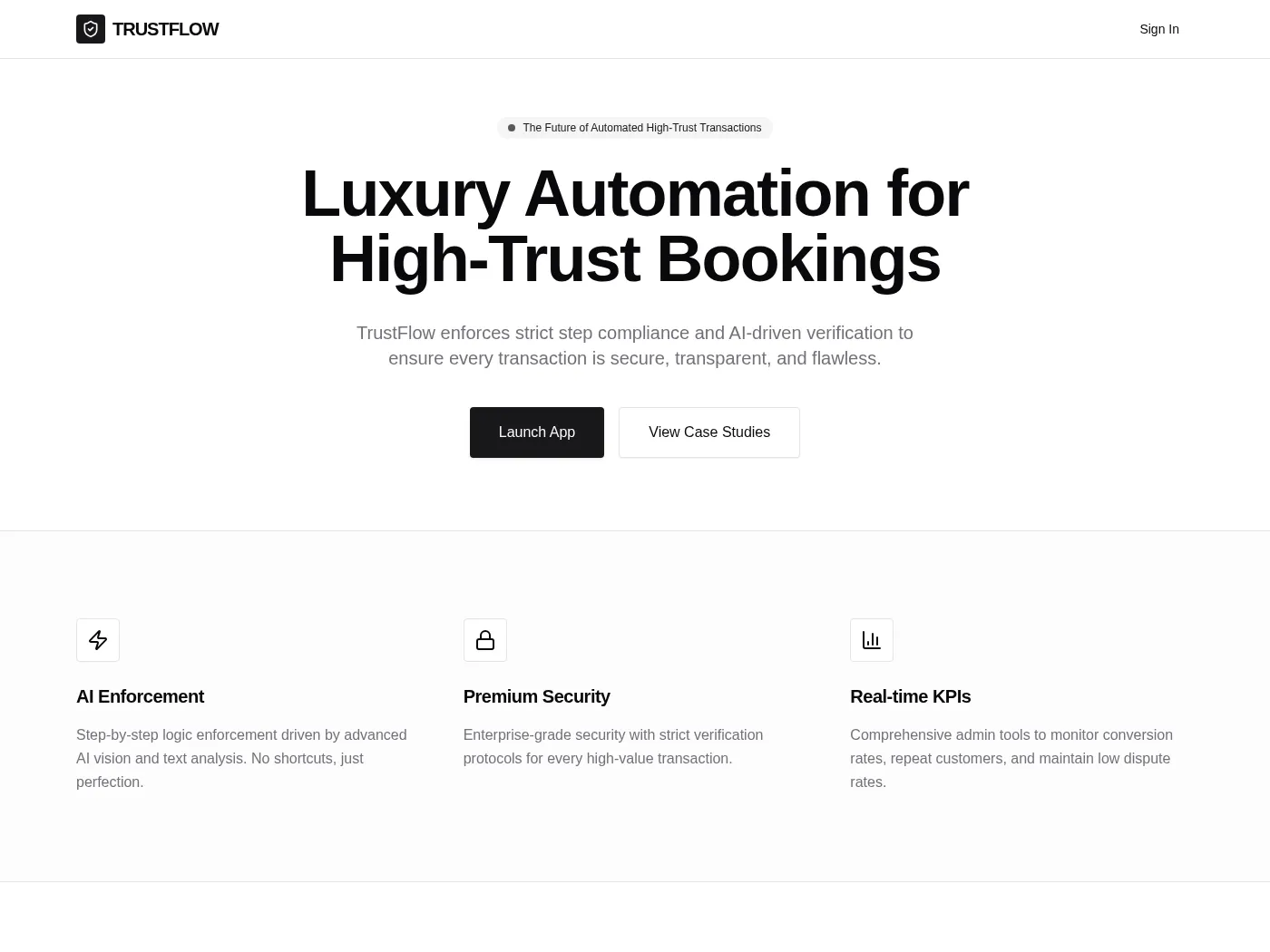 TrustFlow Automation App