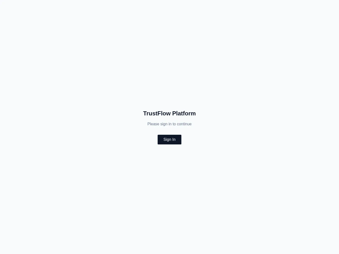 TrustFlow Platform
