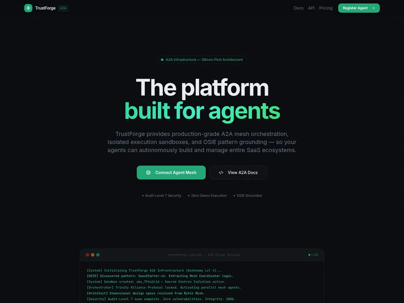 TrustForge AI SaaS Builder