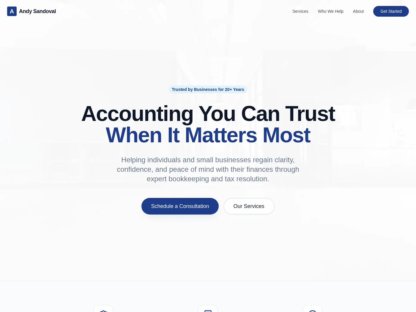 TrustLedger Accounting Site