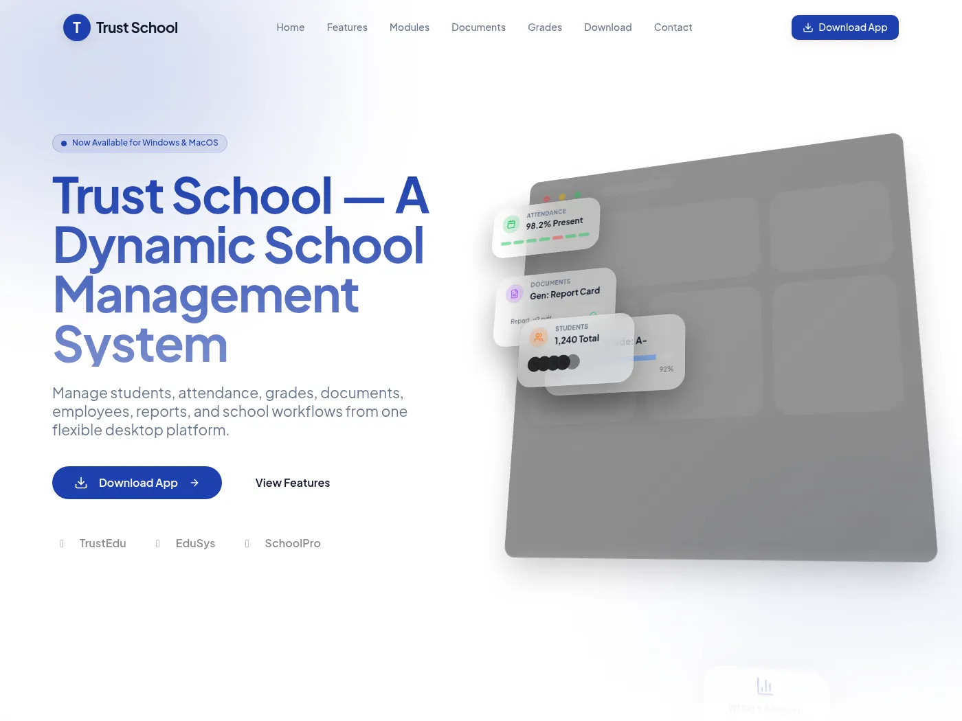 Trust School Landing Site