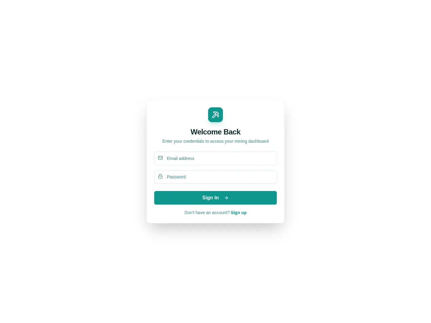 TRX Miner Dashboard