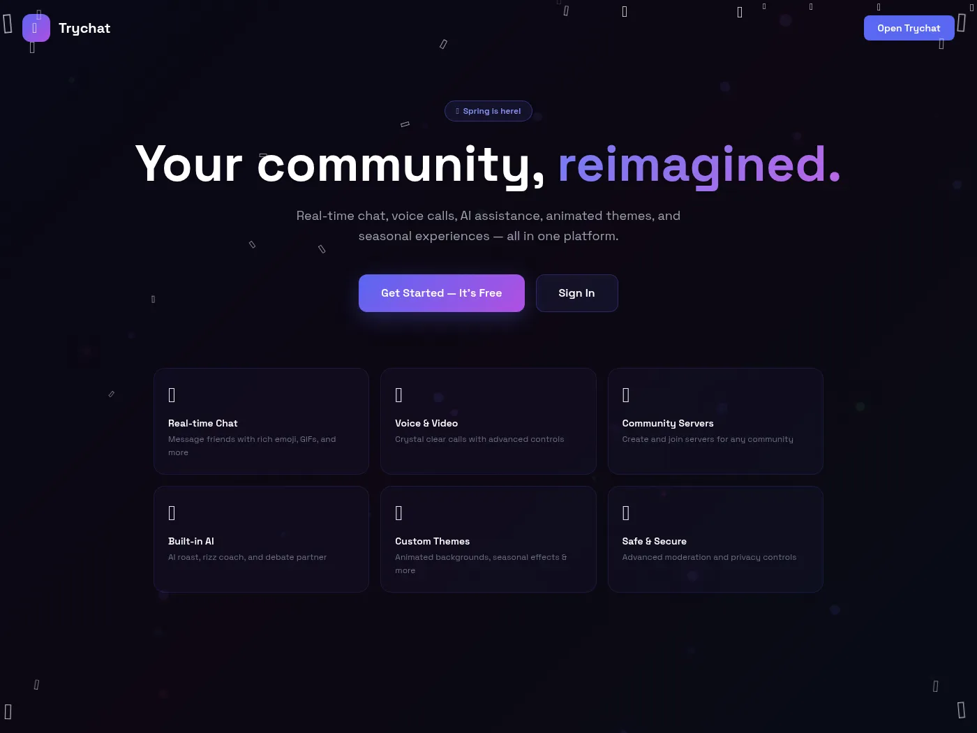 Trychat Social Hub