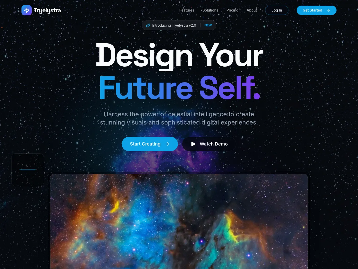 Tryelystra Product Website