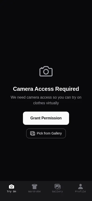 Try-On Camera App