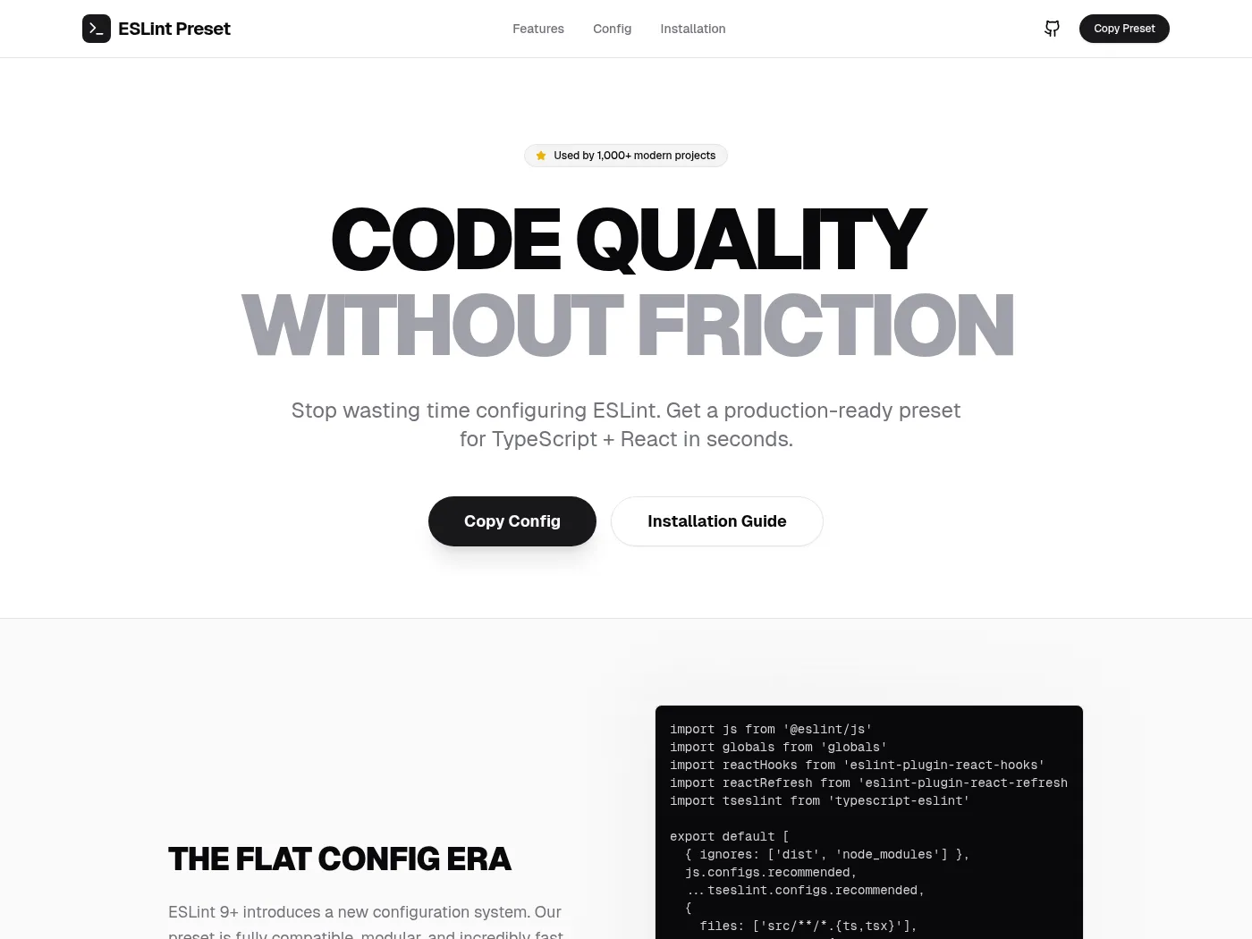 TS React ESLint Preset