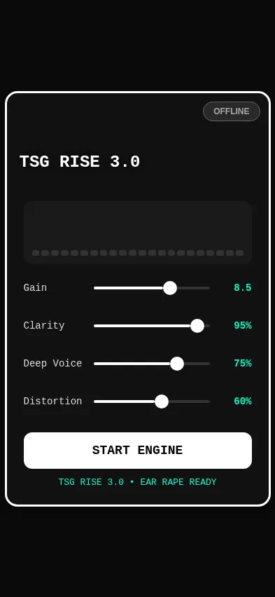 TSG Rise Web Audio Panel