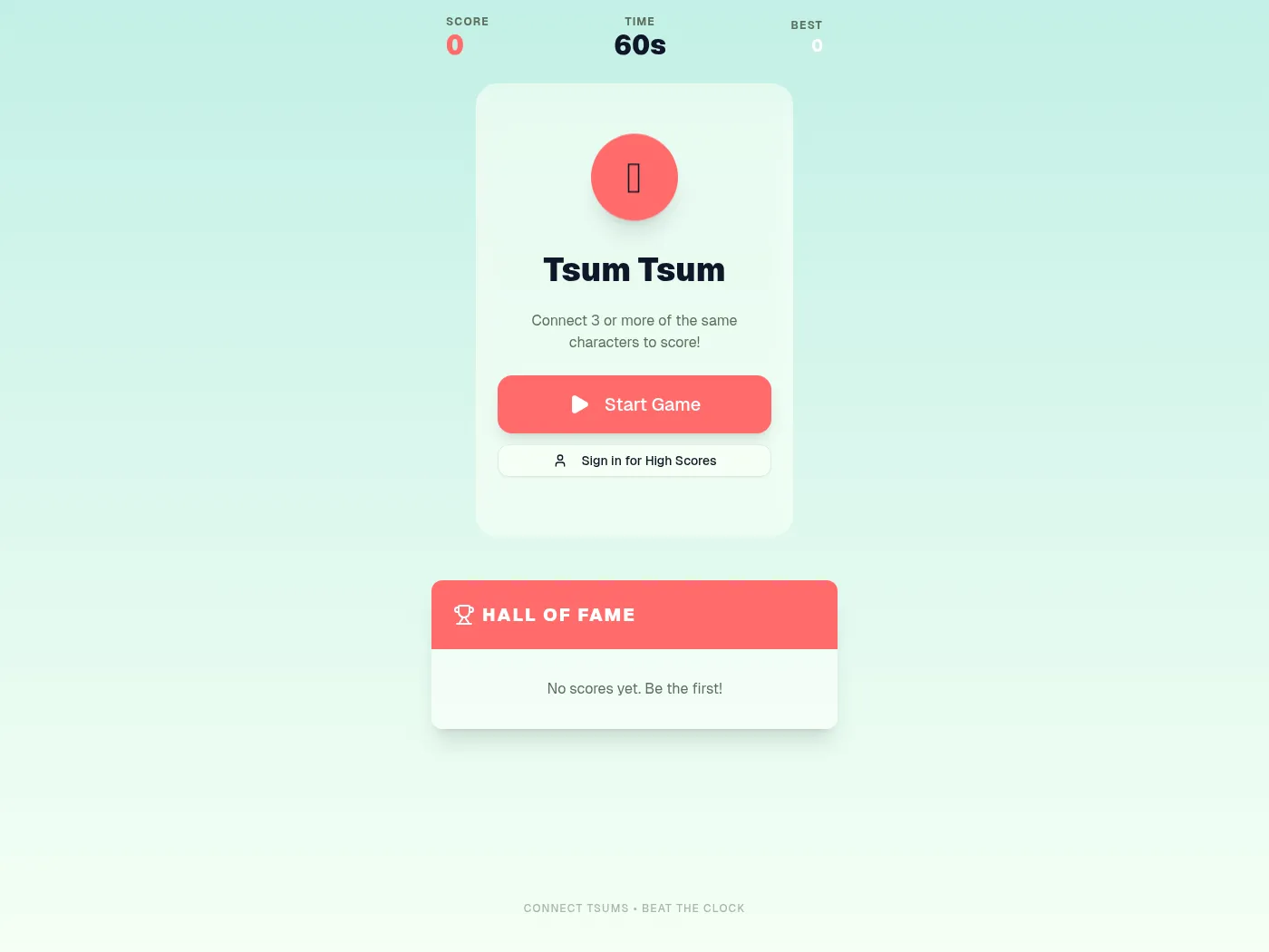 Tsum Tsum Clone