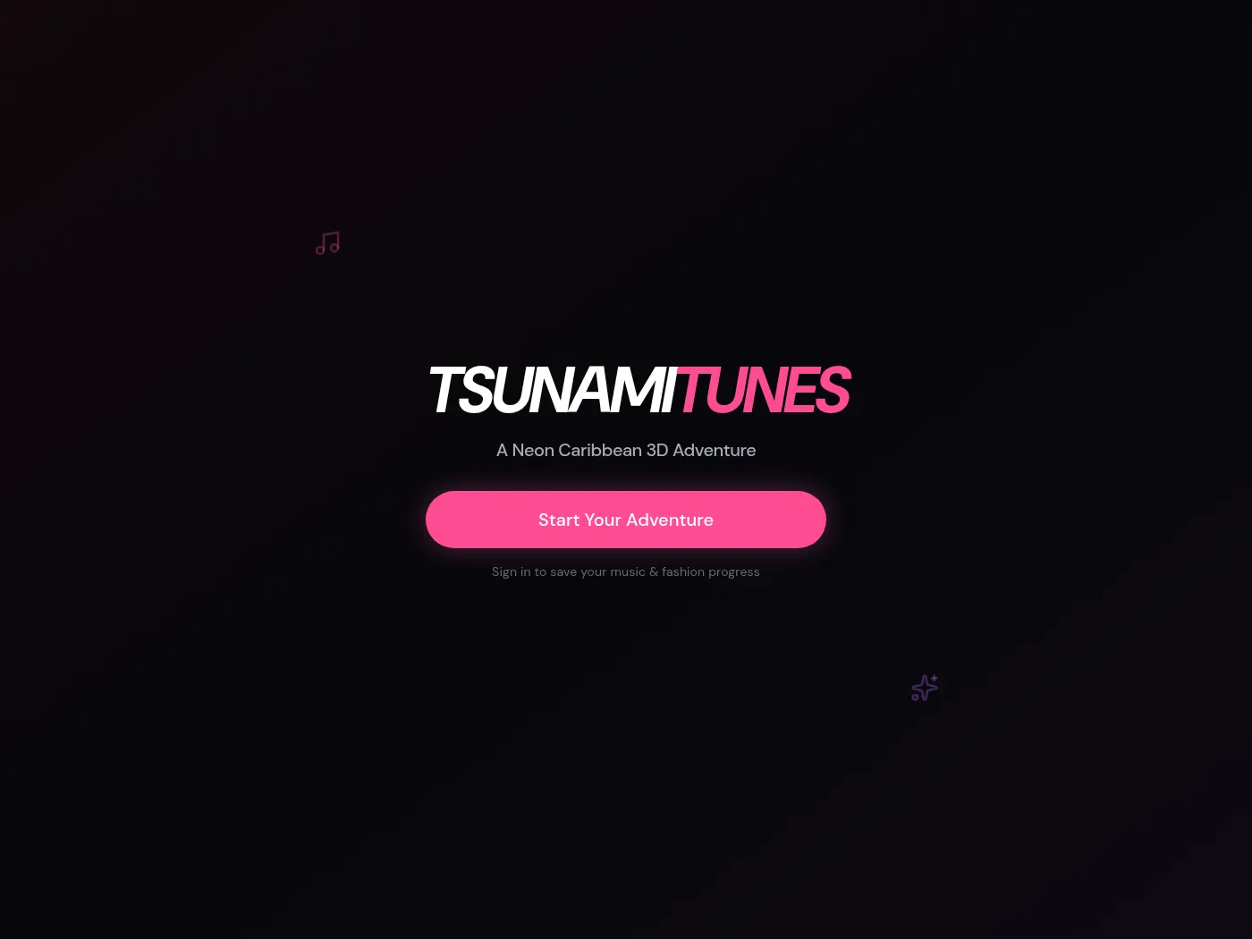 TsunamiTunes Neon Adventure