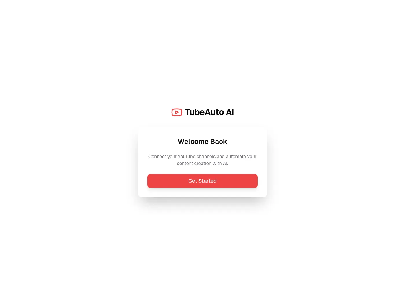 TubeAuto AI Backend