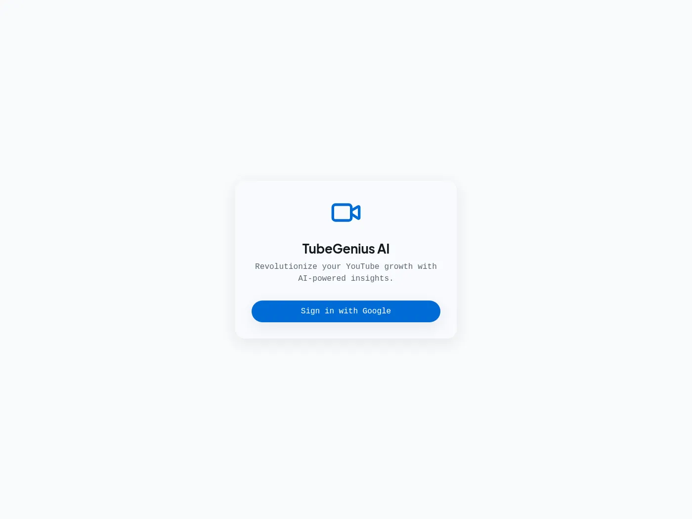 TubeGenius AI Platform