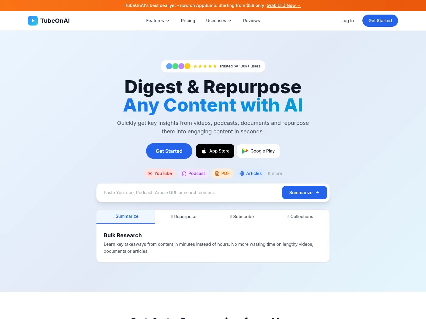 TubeAI Clone