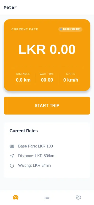 Tuk-Tuk Meter App