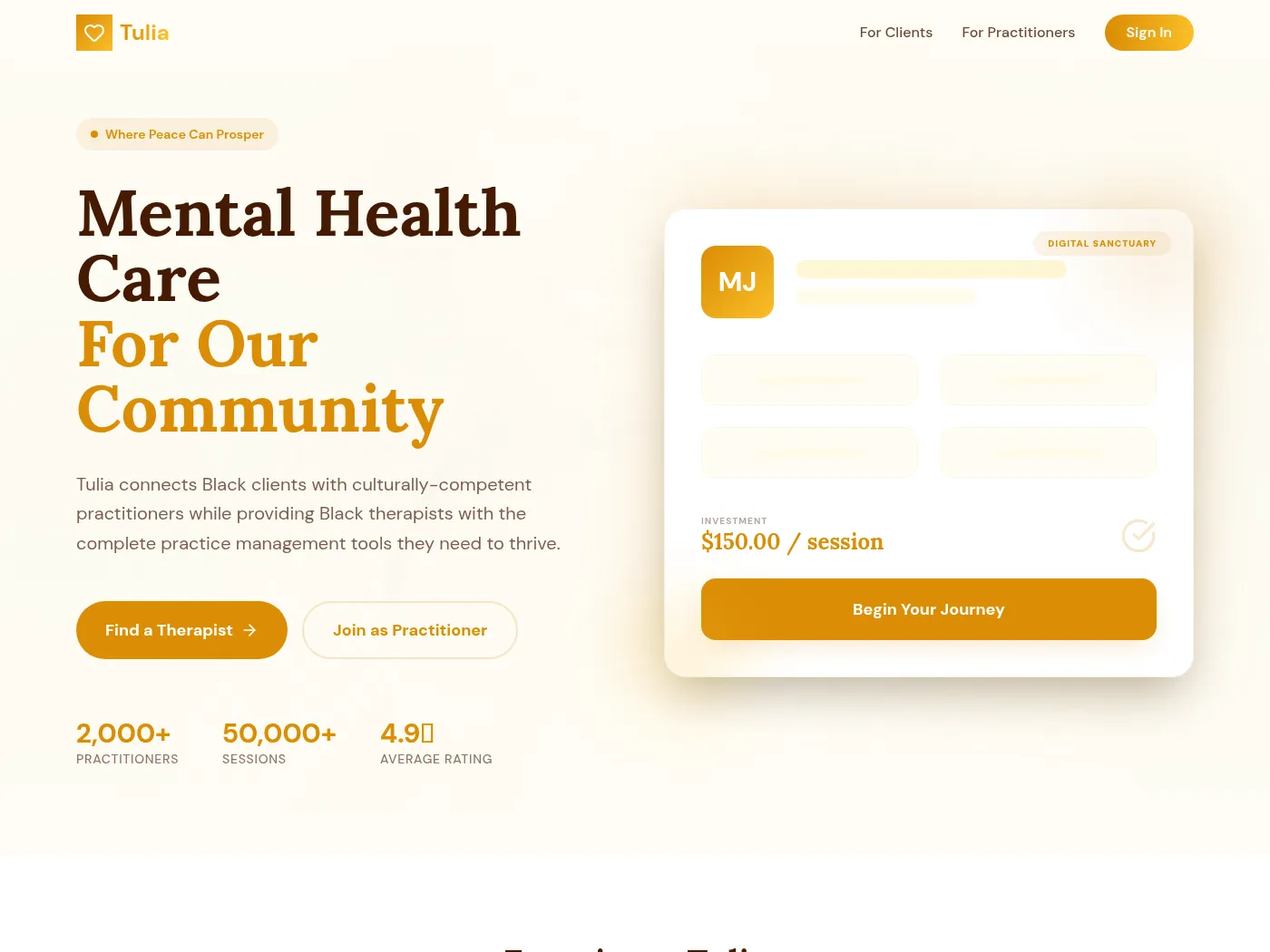 Tulia Wellness Platform