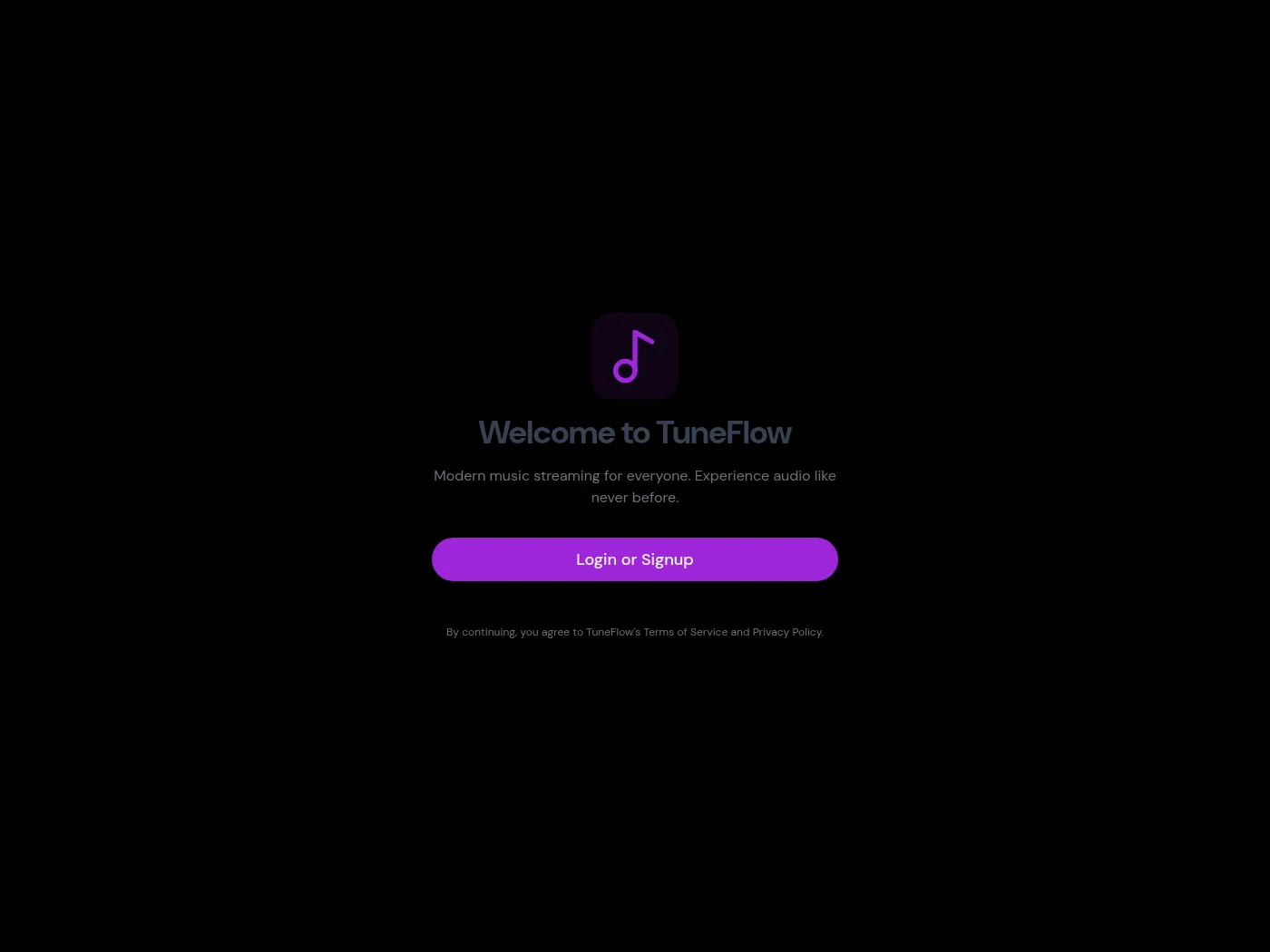 TuneFlow Music Streaming
