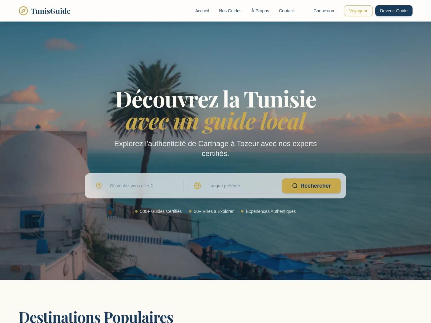 TunisGuide Platform