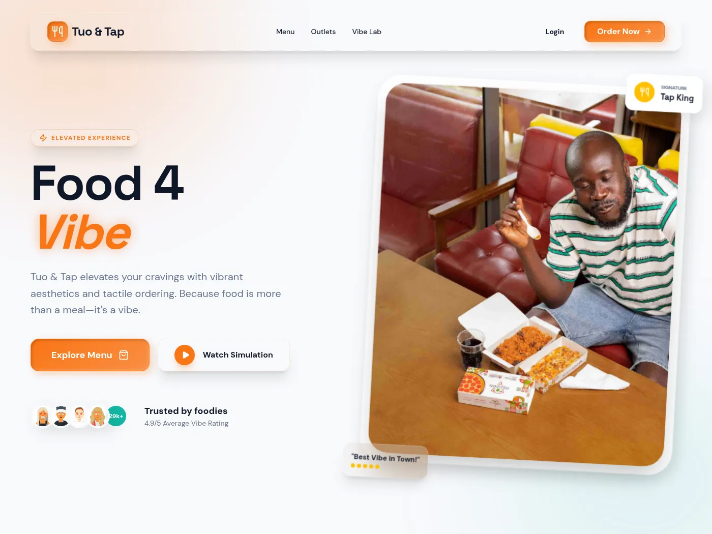 Tuo & Tap: Food 4 Vibe