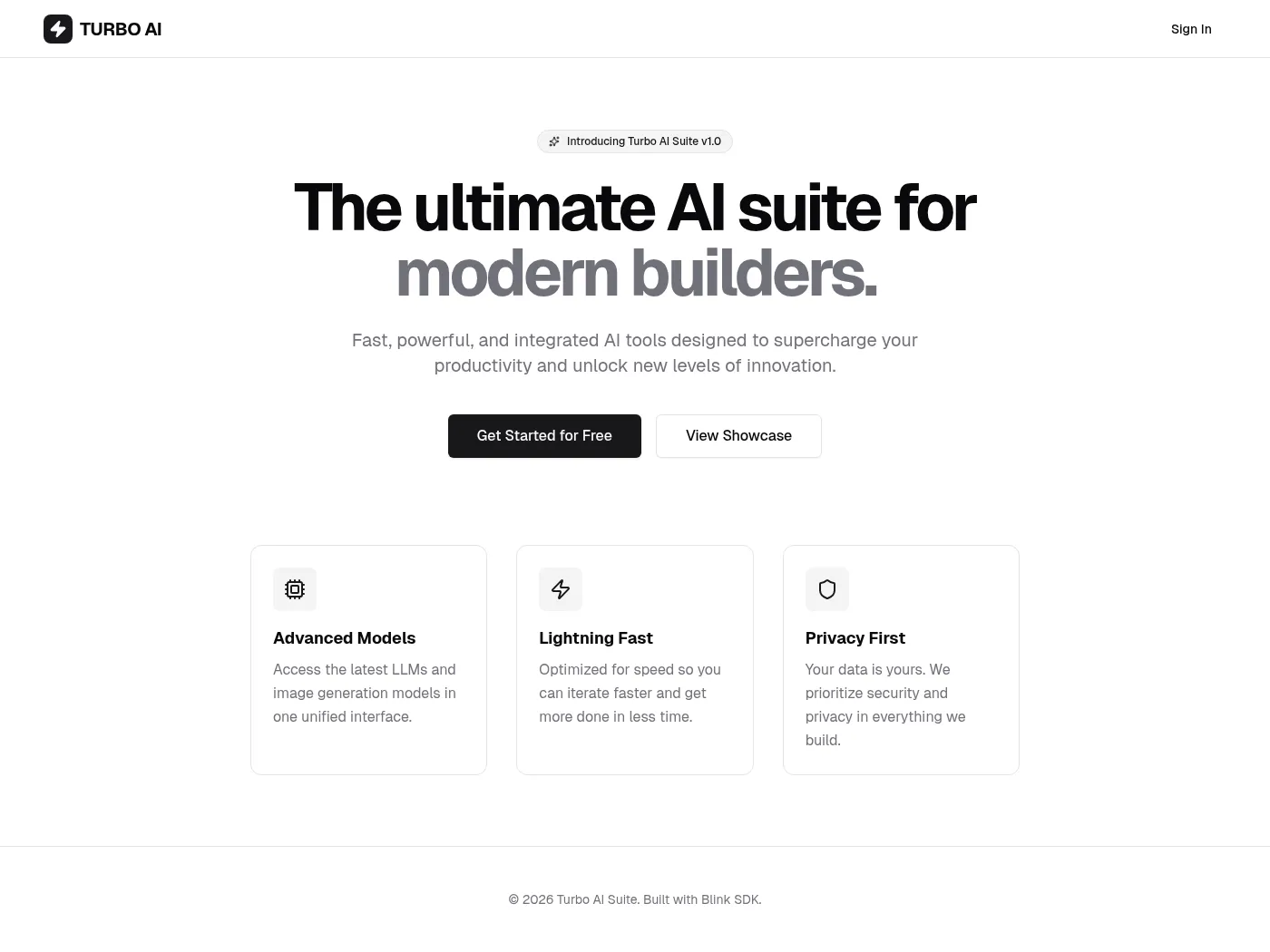 Turbo AI Suite
