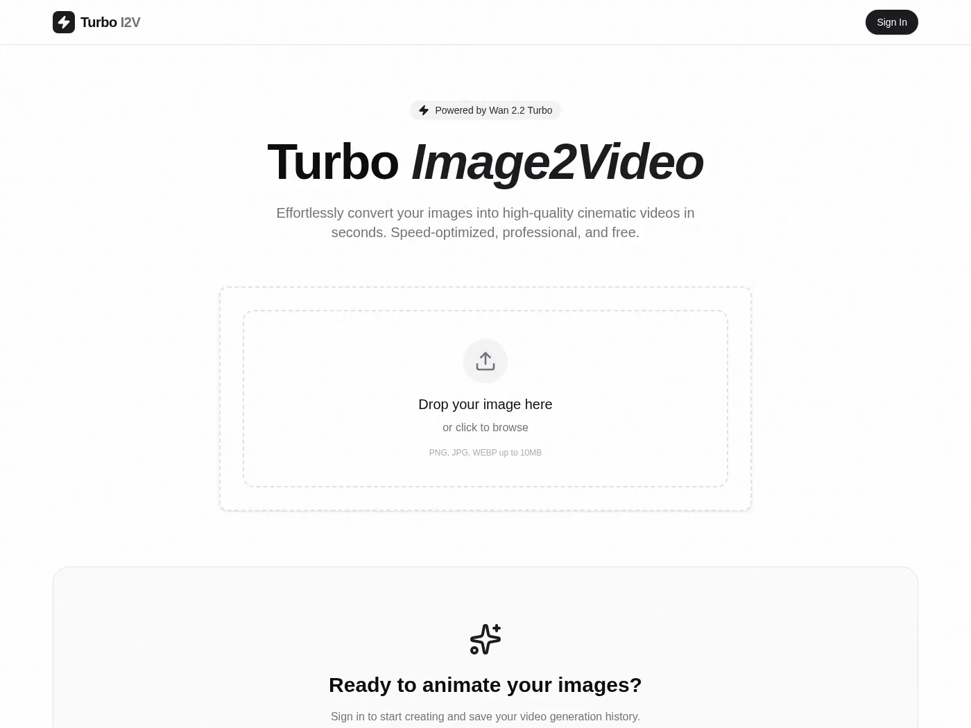 Turbo Image2Video