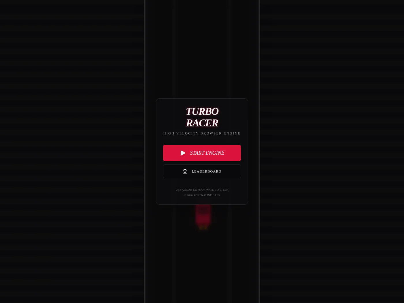 Turbo Racer Game