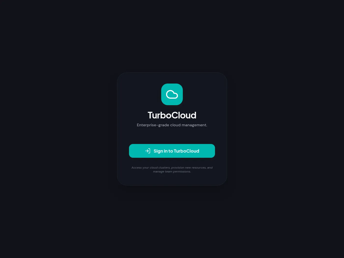 TurboCloud Manager